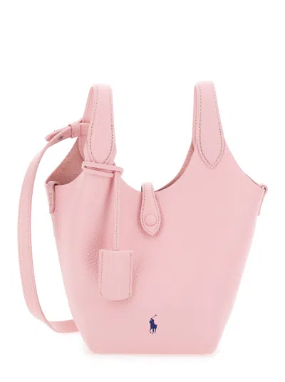 Polo Ralph Lauren Play Pink Handbag With Removable Shoulder Strap And ...