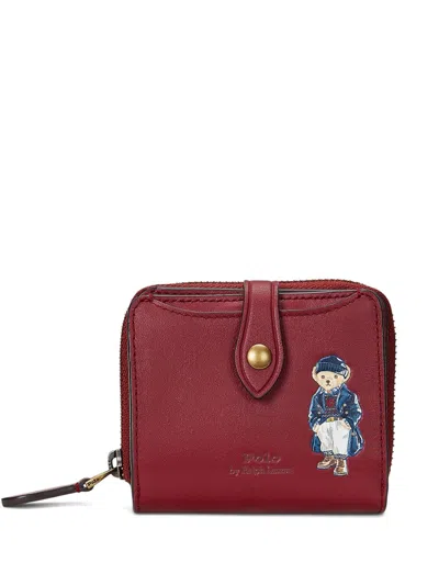 Polo Ralph Lauren Polo Bear Wallet In Red | ModeSens