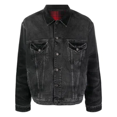 Polo Ralph Lauren Reversible Checked Denim Jacket In Black | ModeSens