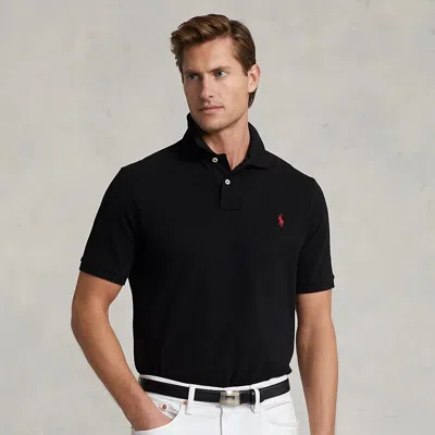 Polo Ralph Lauren The Iconic Mesh Polo Shirt In Black | ModeSens