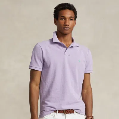Polo Ralph Lauren The Iconic Mesh Polo Shirt In Pastel Purple | ModeSens