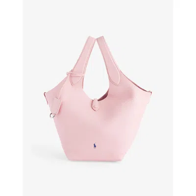Polo Ralph Lauren Womens Polo Play Leather Tote Bag In Pink | ModeSens