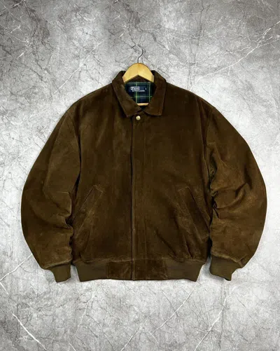 Pre-owned Polo Ralph Lauren X Ralph Lauren Vintage Ralph Laurent Suede ...