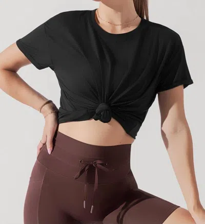 Popflex Active Perfect Tee In Black | ModeSens