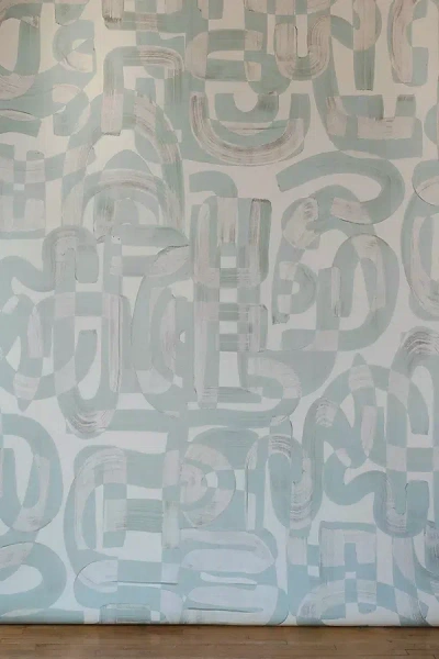 Poppy Print Studio Down The Rabbit Hole Wallpaper In Blue | ModeSens