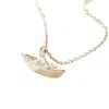 Posh Totty Designs Women's Sterling Silver Origami Boat Charm Necklace ...