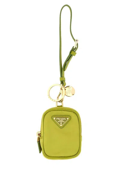 Prada Key Tag In Green | ModeSens