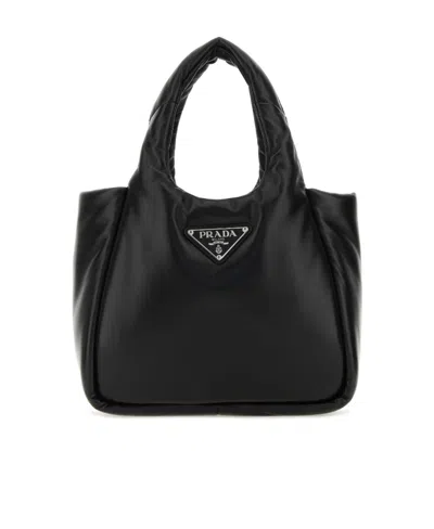 Prada Logo Handbag In Black | ModeSens
