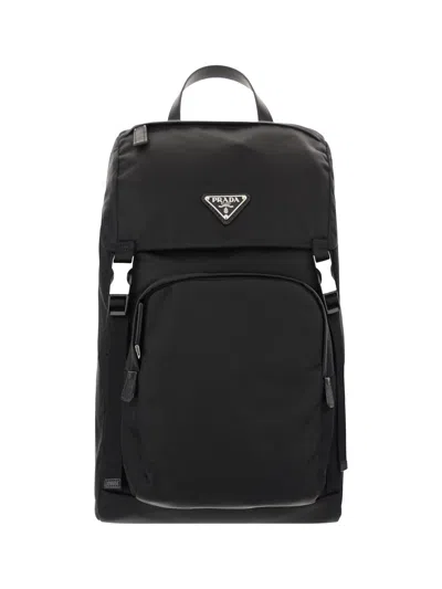 Prada Men Backpack In Black | ModeSens