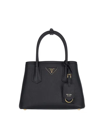 Prada Mini Bag "double" In Black | ModeSens