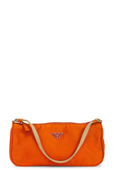 Prada Nylon Shoulder Bag In Burnt Orange | ModeSens