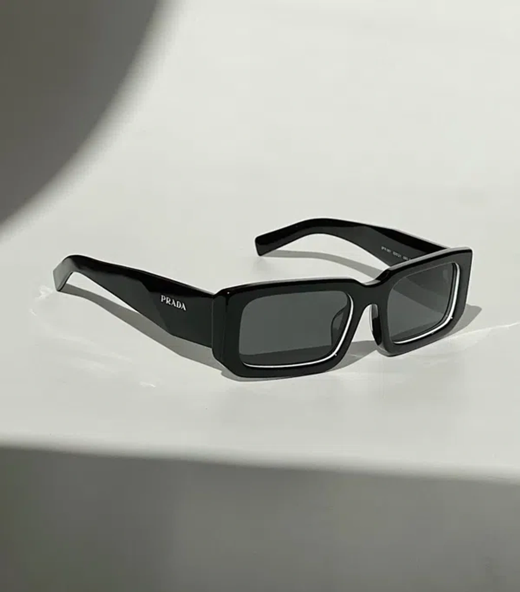 Pre-owned Prada X Raf Simons Prada 2023 Slim Logo Sunglasses Spr06y ...