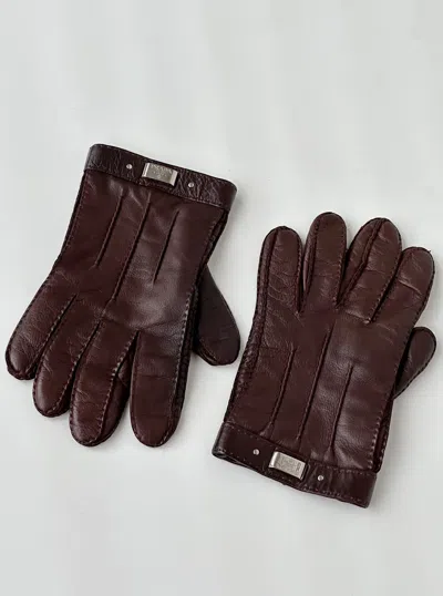 Pre-owned Prada X Vintage Prada Fw2000 Leather Gloves Vintage Rapper ...