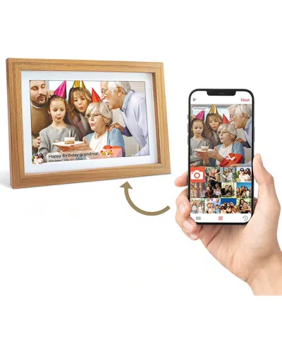 Proper Hills Digital Picture & Video Frame In Brown | ModeSens