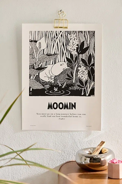 Pstr Studio Moomin Long Journey Frameless Art Print At Urban Outfitters ...
