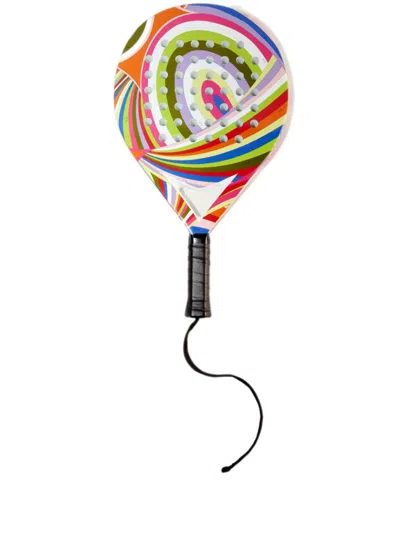 Pucci Iride-print Padel Racket In Red | ModeSens
