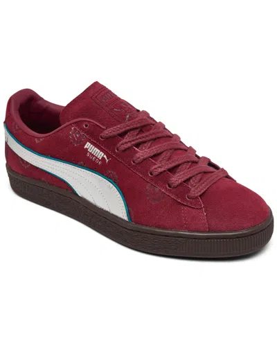 Puma Big Kids Suede X One Piece Red Hair Pirates Casual Sneakers From ...