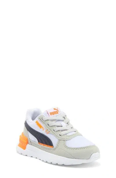 Puma Graviton Ac Sneaker In White-new Navy-gray | ModeSens