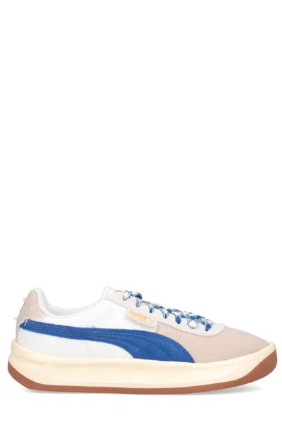 Puma Woman Sneakers Beige Size 7 Leather, Textile Fibers In Multi ...