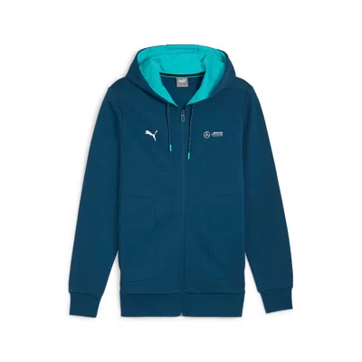 Puma Men's Mercedes Amg-petronas F1 Motorsport Hooded Sweat Jacket In ...