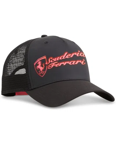 Puma Men's Scuderia Ferrari Printed Snapback Hat In Black/red | ModeSens