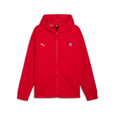 Puma Scuderia Ferrari Men's Motorsport Jacket In Red | ModeSens