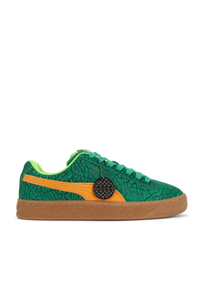 Puma X Tmnt Suede Xl Sneakers In Vine & Gum | ModeSens