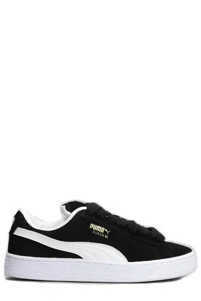 Puma Xl Logo Printed Sneakers In Black | ModeSens