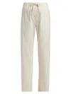 Rag & Bone Logan Linen-blend Beach Pants In Blue | ModeSens