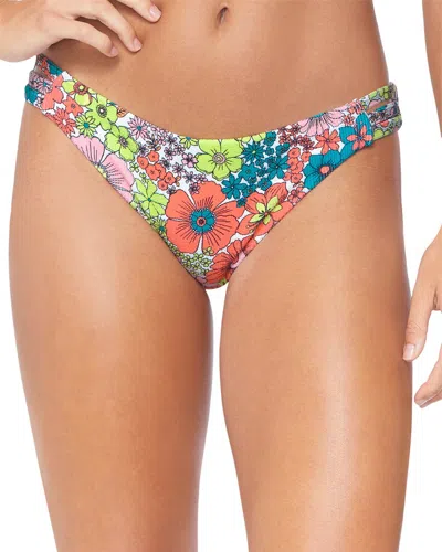 Raisins Triple Side Bikini Bottom In Multi | ModeSens