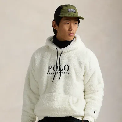 Polo Ralph Lauren Logo Pile Fleece Hoodie In Nevis | ModeSens