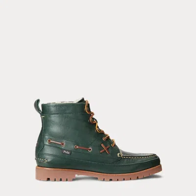 Polo Ralph Lauren Ranger Faux-shearling-lined Leather Boot In Cascade ...