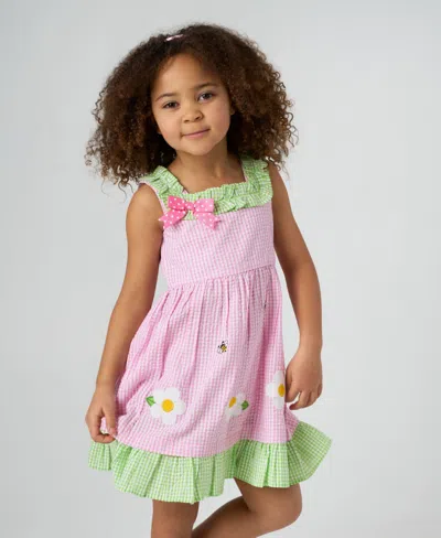 Rare Editions Kids' Toddler And Little Girls Daisy Seersucker Dress In ...