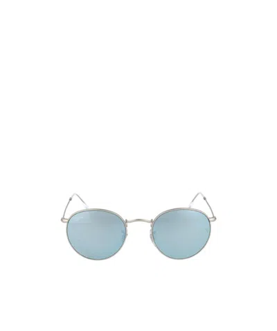 Ray Ban Logo Sunglasses In Blue | ModeSens