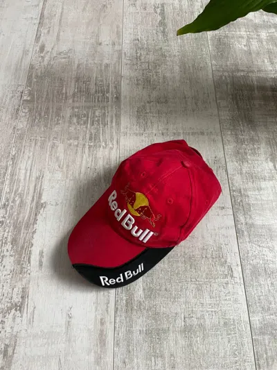 Pre-owned Red Bull Vintage Hat Cap Racing Y2k In Red | ModeSens