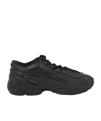 Reebok Dmx Run 6 Logo-embroidered Sneakers In Black | ModeSens