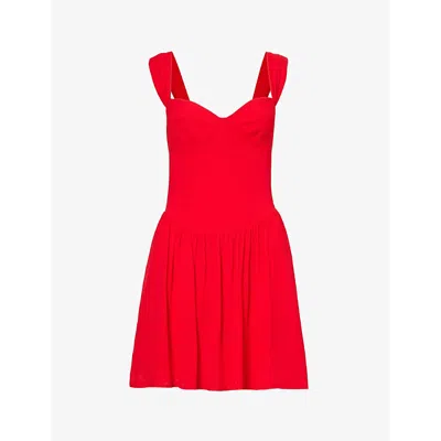 Reformation Taiga Dress In Poinsettia | ModeSens
