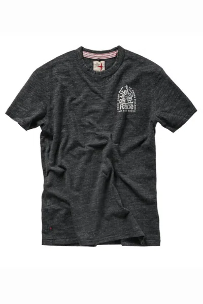 Relwen Men's Short Sleeve Sportsman Tee In Paddle Race/dark Charcoal ...