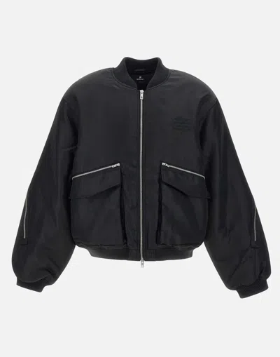 Represent Zip Bomber Jacket In Black | ModeSens
