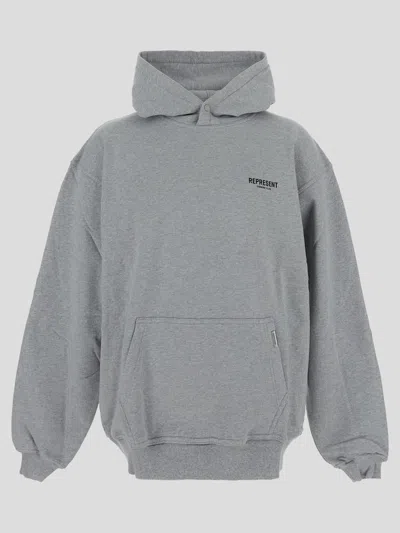 Represent Cotton Sweatshirt In Grey | ModeSens