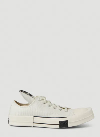 Rick Owens X Converse Men Turbodrk Chuck 70 Ox Sneakers In White | ModeSens