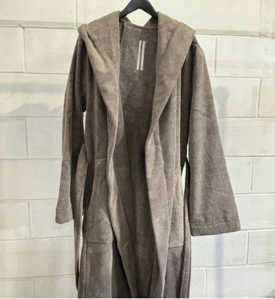 Pre-owned Rick Owens X Rick Owens Drkshdw Rick Owens Beach Robe In Dust ...