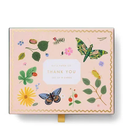 Rifle Paper Co Curio Thank You Keepsake Card Box In Animal Print | ModeSens