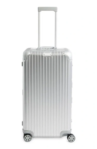 Rimowa Original Trunk Plus 32-inch Wheeled Suitcase In Silver | ModeSens