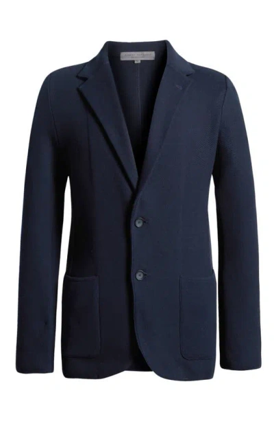 Robert Barakett Morris Sweater Knit Sport Coat In Dark Caspian | ModeSens