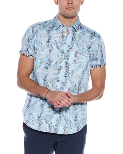 Robert Graham Mckay Classic Fit Woven Shirt In Blue | ModeSens