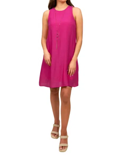 Robert Louis Peacock Tank Dress In Hot Pink | ModeSens