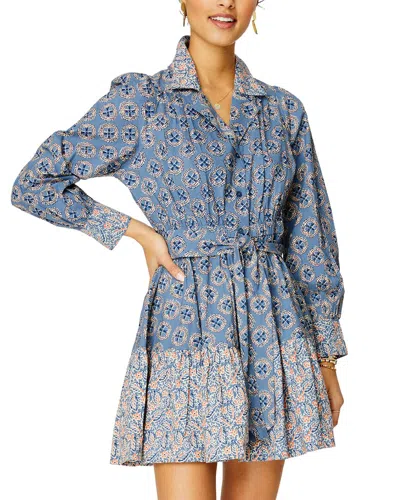 Roller Rabbit Primrose Shea Mini Dress In Blue | ModeSens