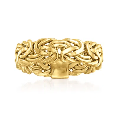 Ross-simons 14kt Yellow Gold Byzantine Ring | ModeSens