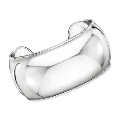 Ross-simons Italian Sterling Silver Wide Cuff Bracelet In Multi | ModeSens